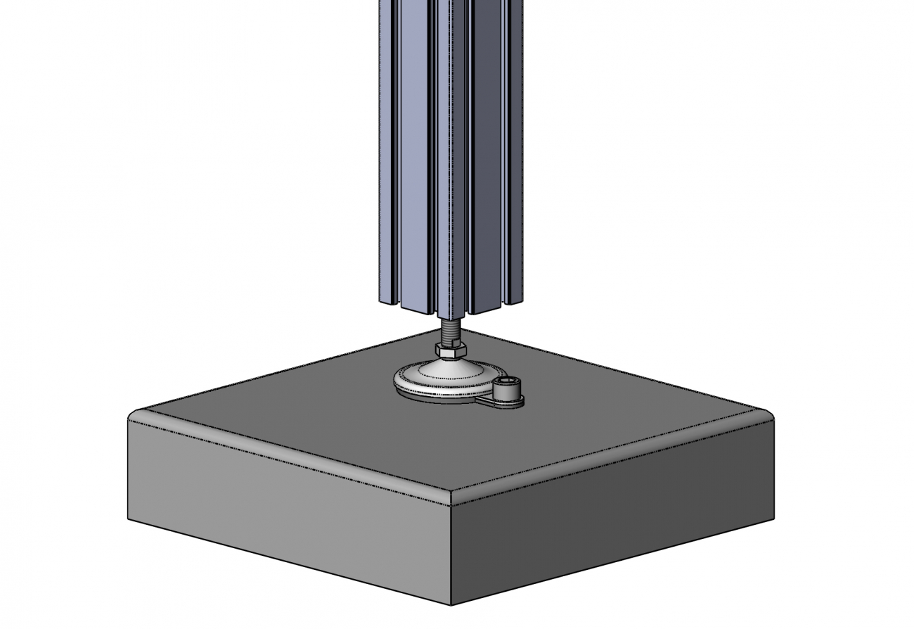 Swivel Foot, stainless steel | TecEnMa GmbH